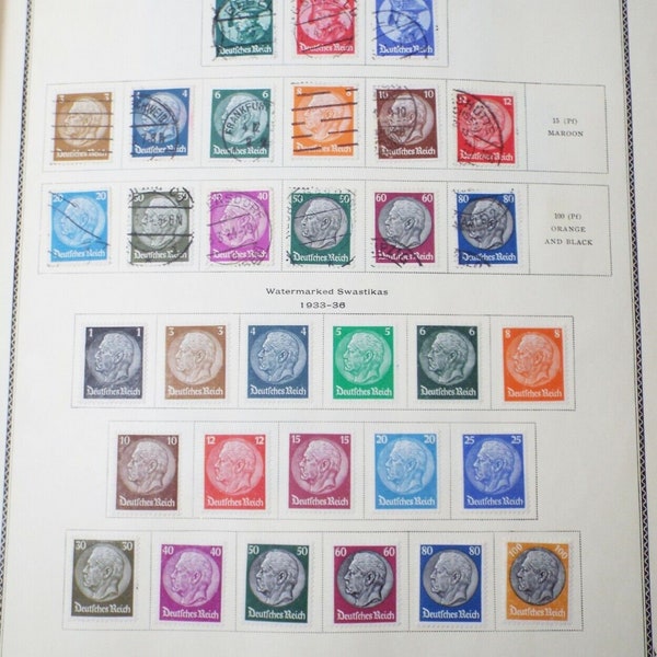 German Stamp Album - Etsy