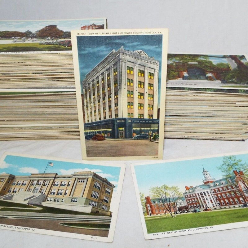 Virginia Postcards - Etsy
