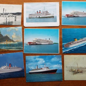 Lot of 120 Old Antique Assorted BOATS & SHIPS POSTCARDS - Etsy