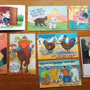 Lot of 199 Old Antique COMEDY POSTCARDS Comical Jokes Satire - Etsy