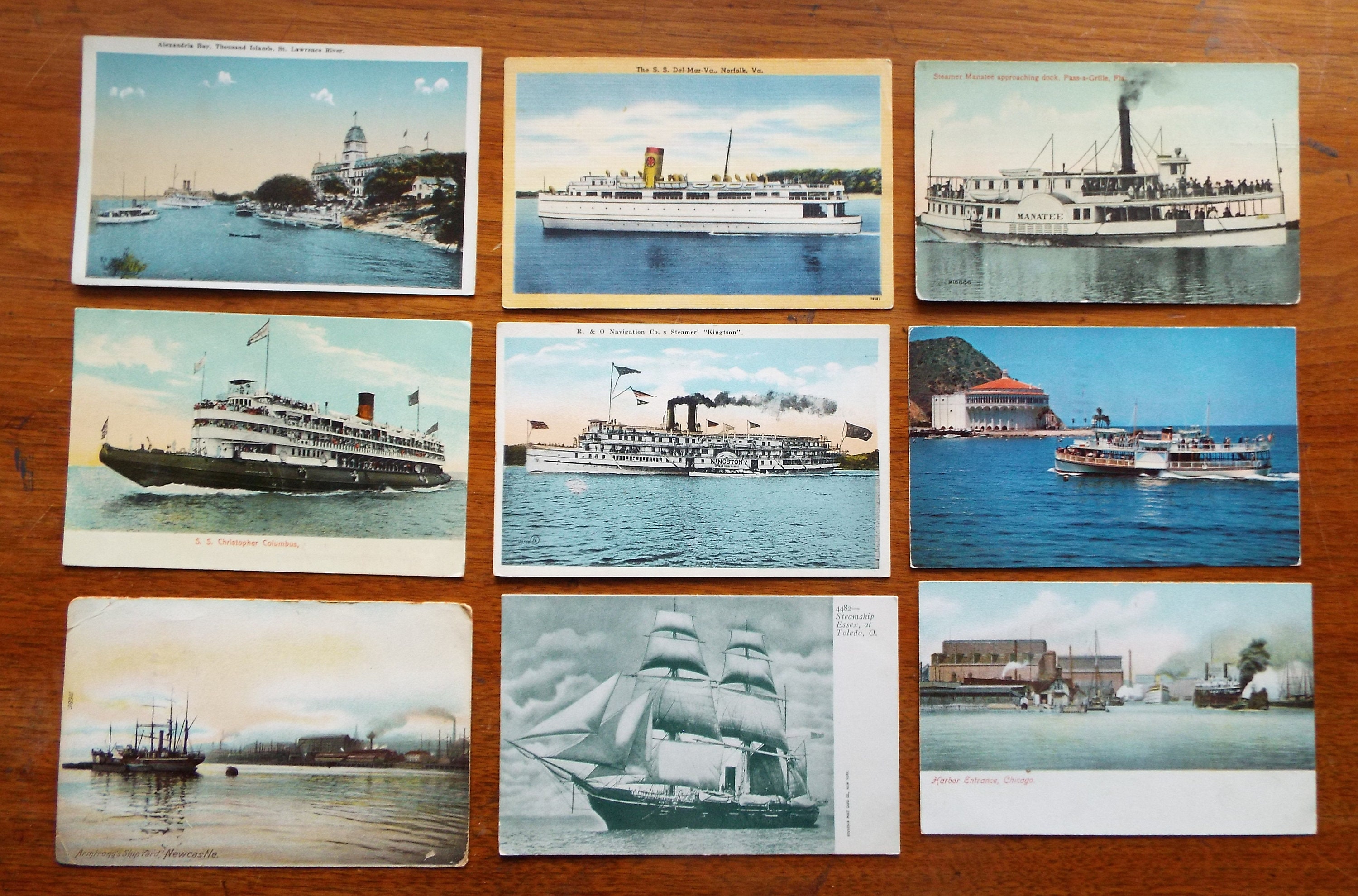 Lot of 139 Old Antique Assorted BOATS & SHIPS POSTCARDS Steamships - Etsy