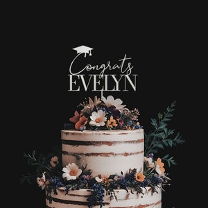 Personalized Cake Topper for Graduation, Graduation Cake Topper ...