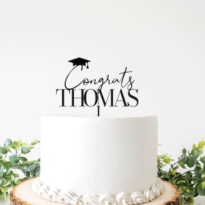 Personalized Cake Topper for Graduation, Graduation Cake Topper ...