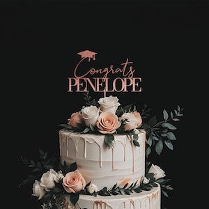 Personalized Cake Topper for Graduation, Graduation Cake Topper ...