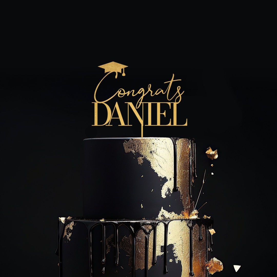 Personalized Cake Topper for Graduation, Graduation Cake Topper ...