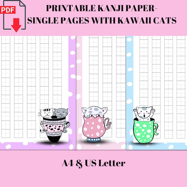 Genkouyoushi Paper - Etsy