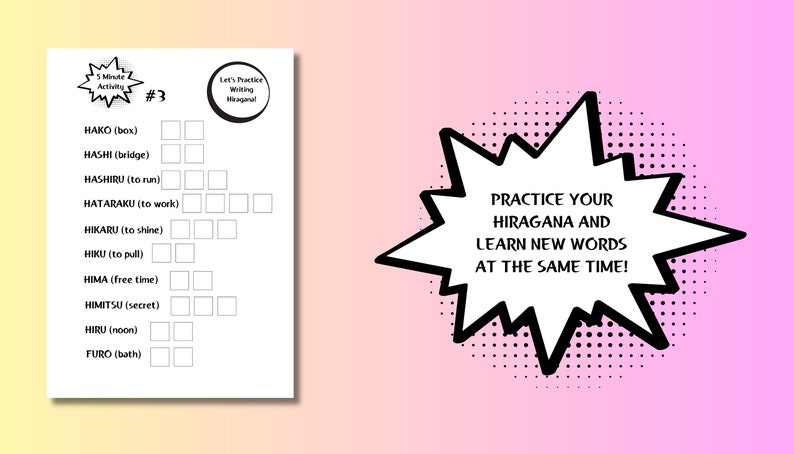 Writing Hiragana Practice for Beginners, Start Writing in Japanese ...