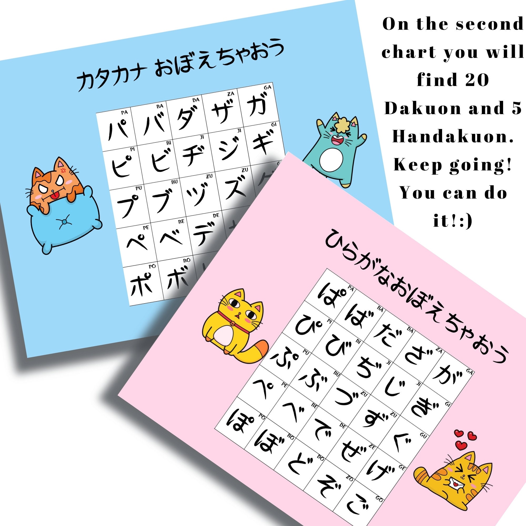Hiragana and Katakana Bundle Educational Poster Japanese - Etsy Australia