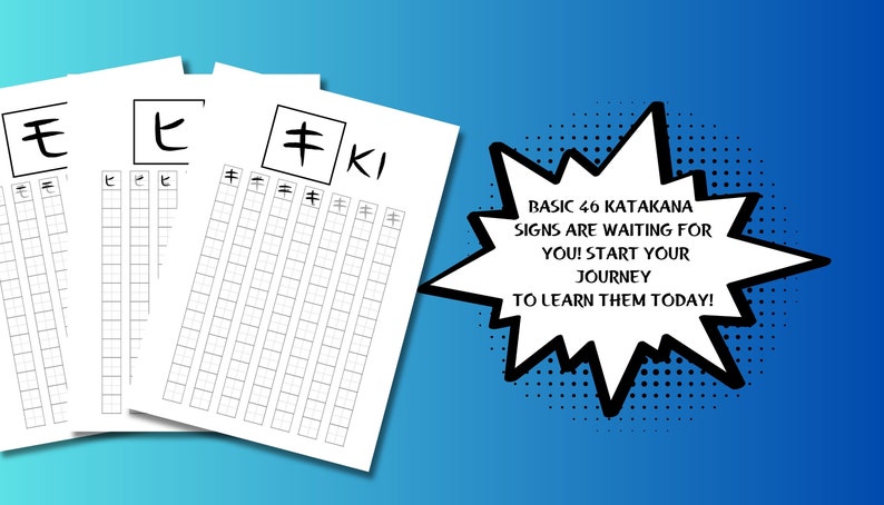 Katakana for Beginners, Printable Step-by-step Worksheets for Japanese ...
