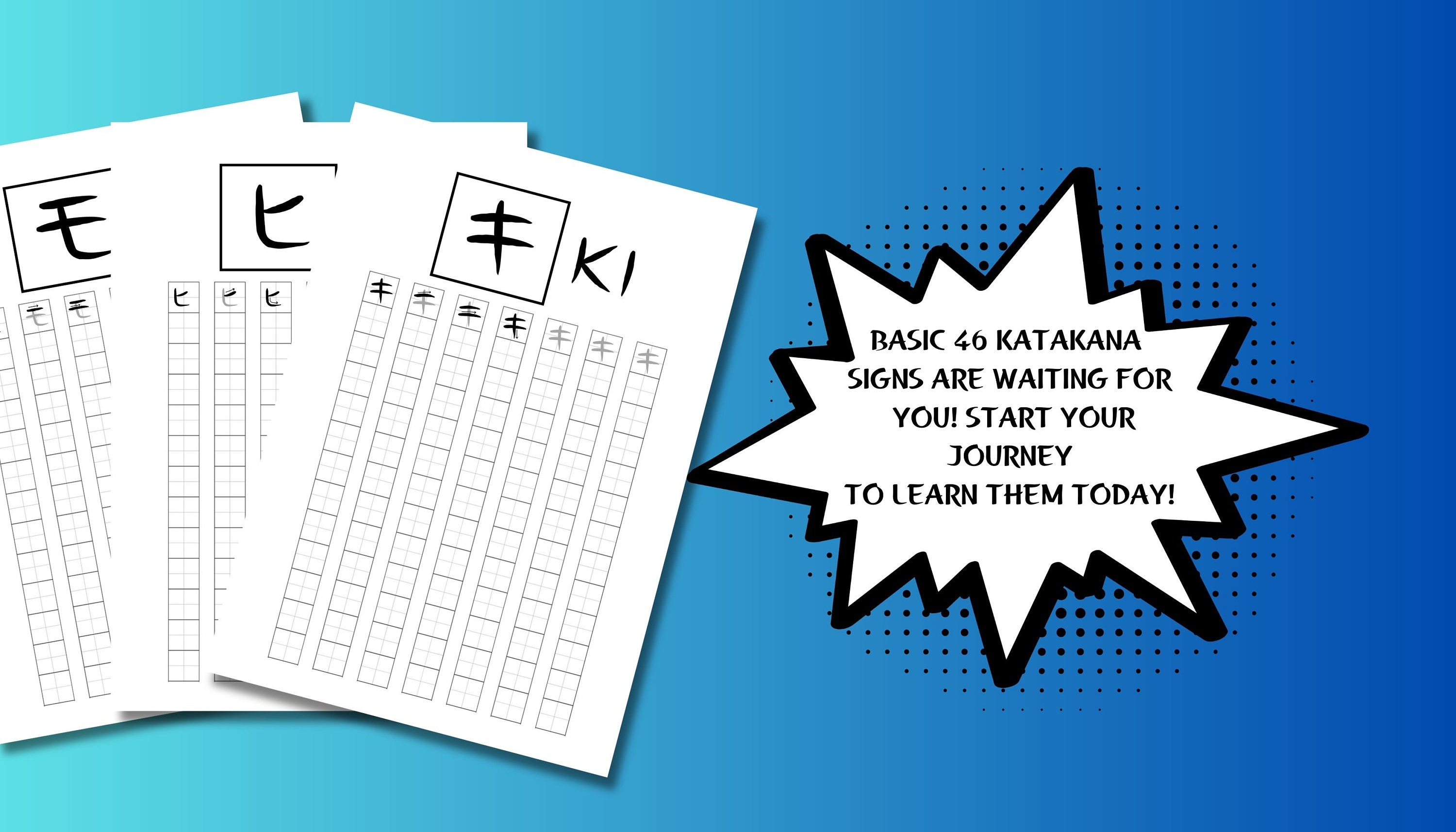 Katakana for Beginners, Printable Step-by-step Worksheets for Japanese ...