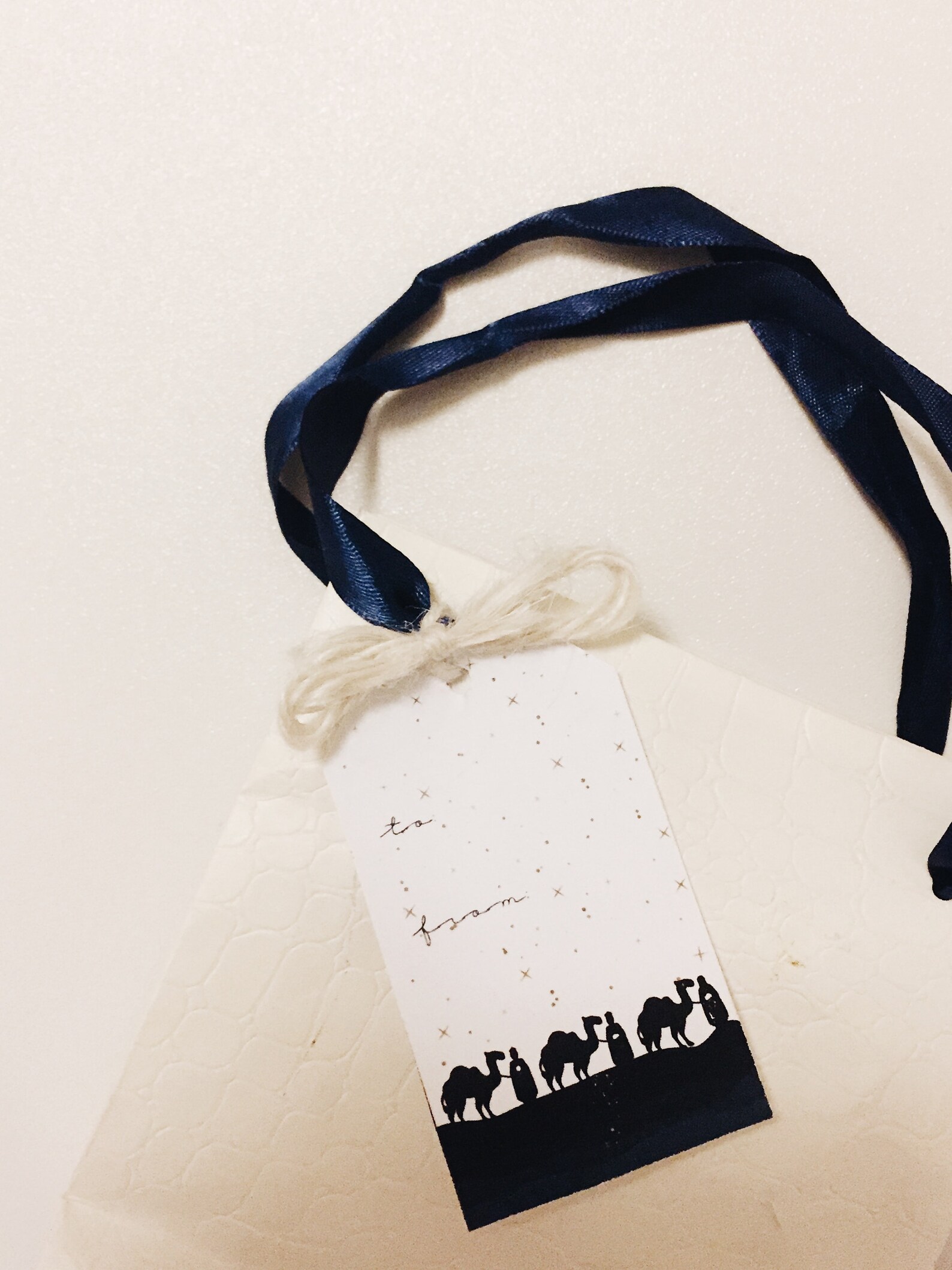 Blue and Gold Printable Christmas Tags - Etsy