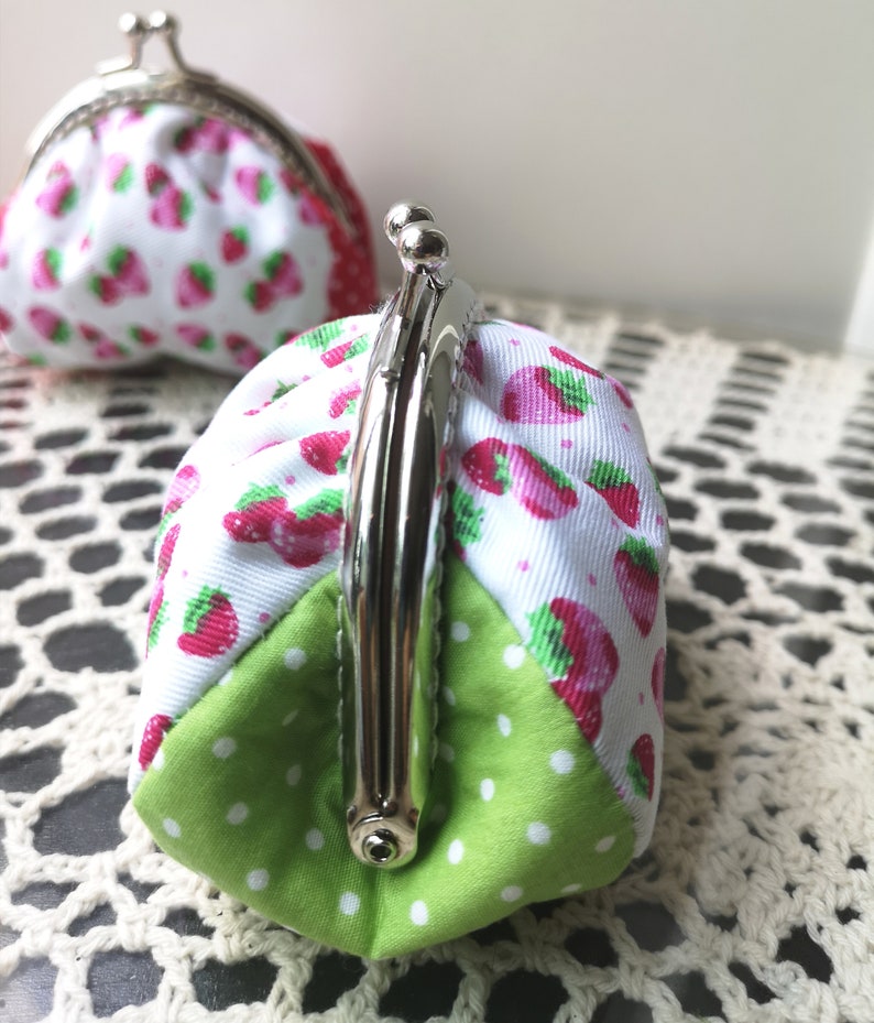 Cute Strawberry Clasp Coin Purse - Etsy
