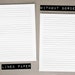 Printable Note Paper / A5 Lined Paper / Dotted Grid Paper / Lined Paper ...