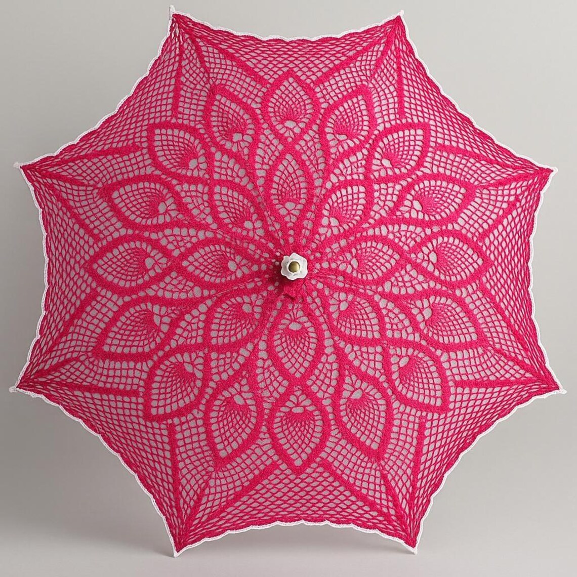 Handmade Macramé Parasol / Crochet Sun Umbrella - Etsy