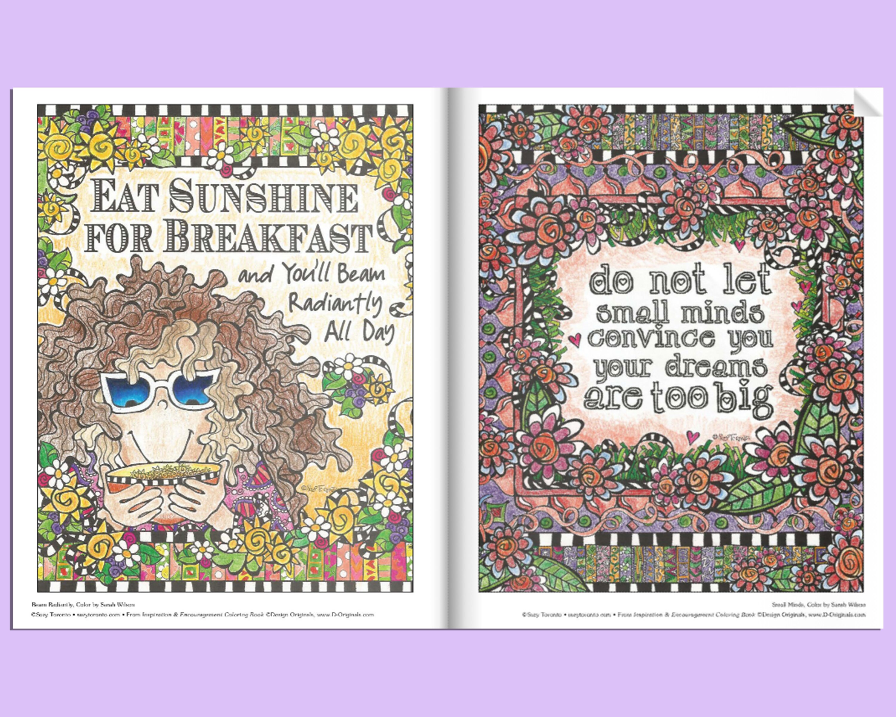 Coloring Book: Inspiration & Encouragement Coloring Book - Etsy