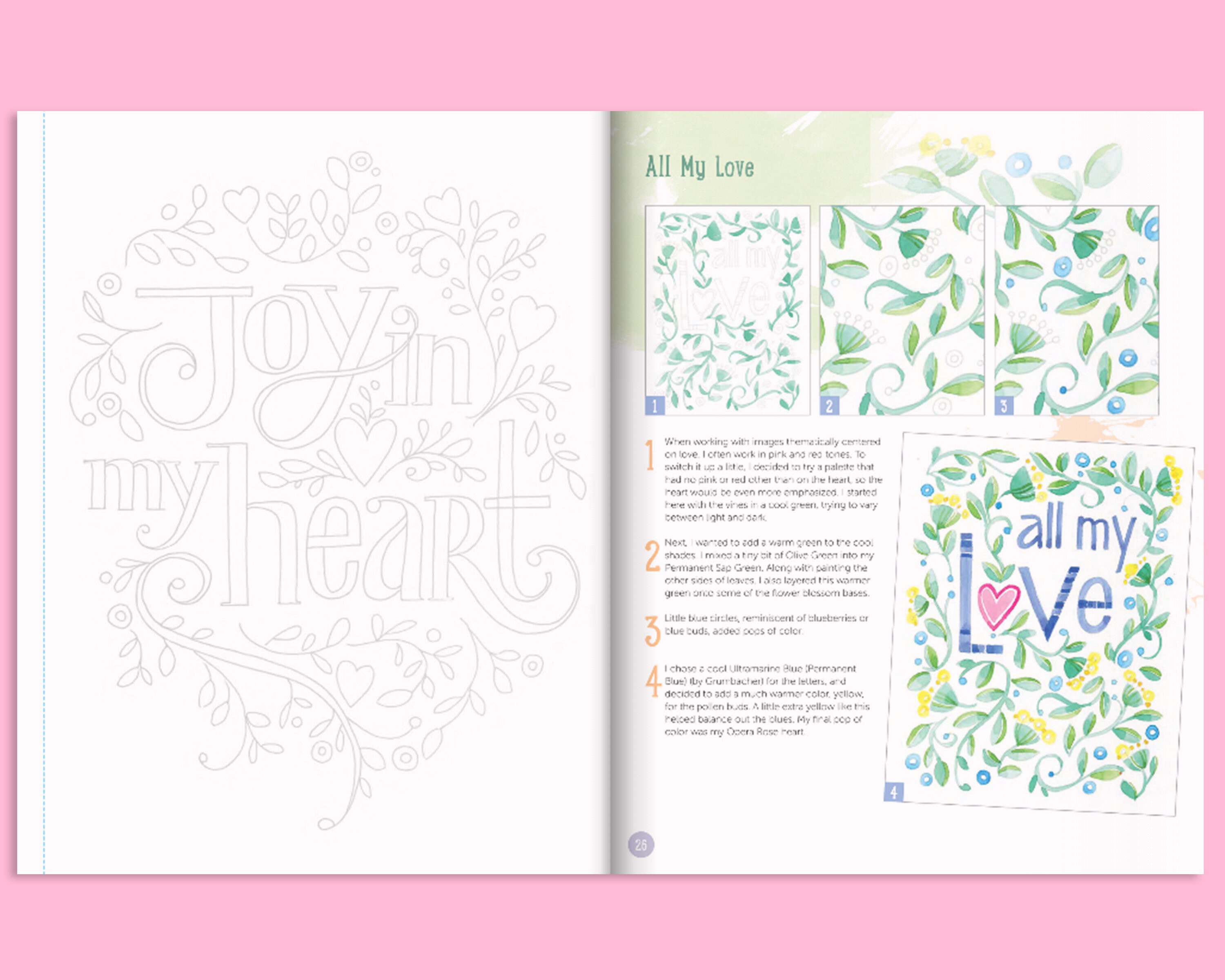 Book: Just Add Watercolor Happy Thoughts Book Watercolor - Etsy