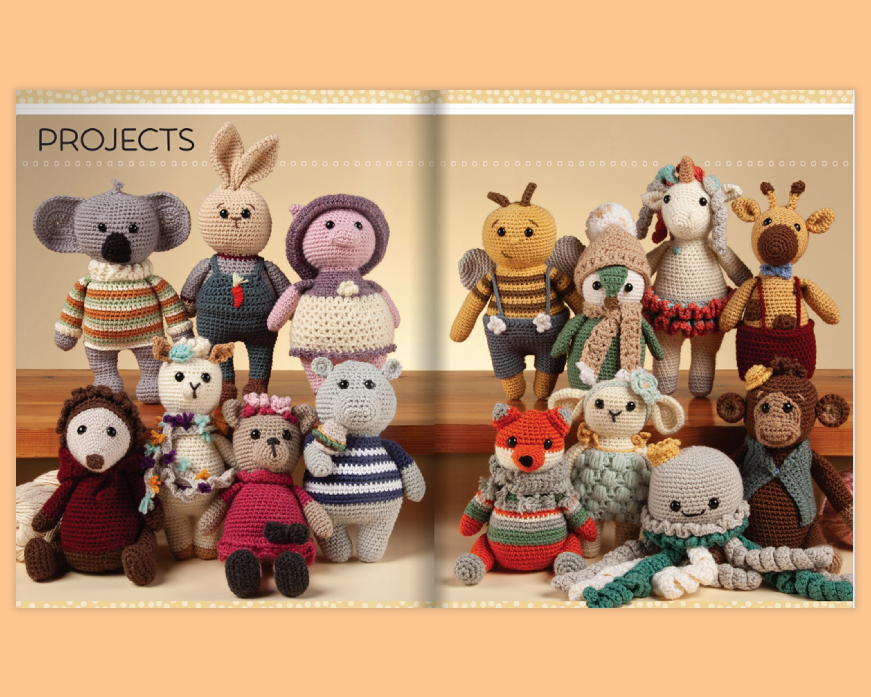 Book: Anyone Can Crochet Amigurumi Animals Book Amigurumi - Etsy