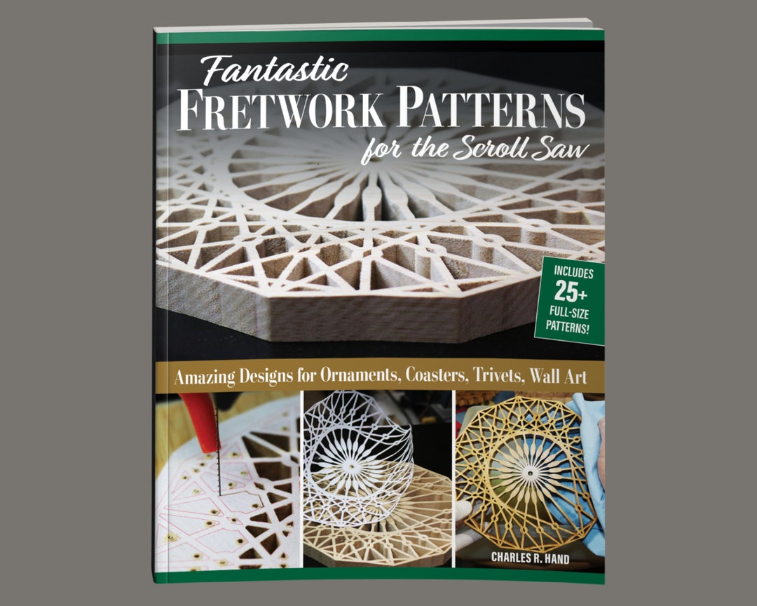 Book: Fantastic Fretwork Patterns for the Scroll Saw - Amazing Designs for Ornaments, Coasters ...