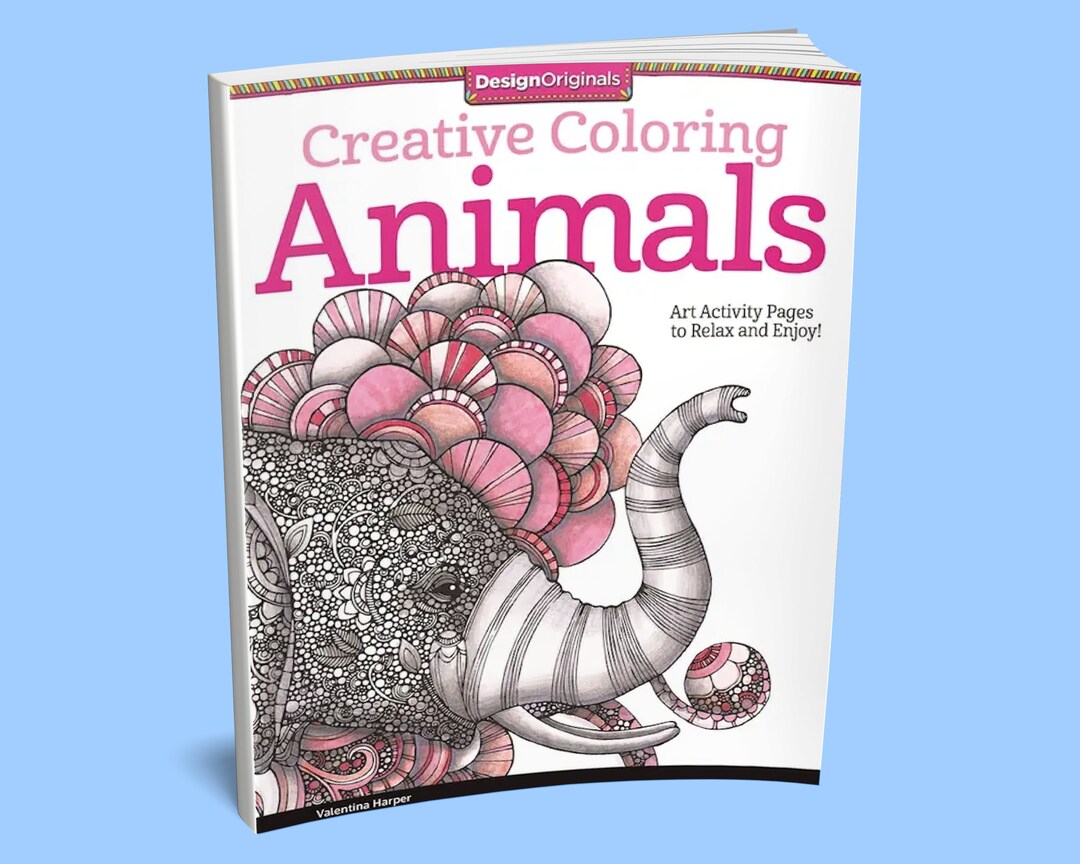 Coloring Book: Creative Coloring Animals Coloring Book - Adult Coloring ...