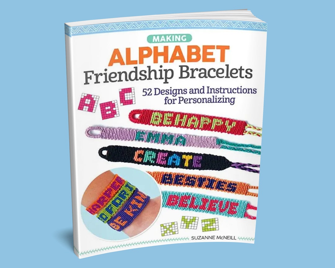 Book: Making Alphabet Friendship Bracelets Book How to Make Friendship ...
