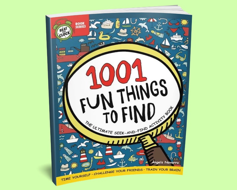 Activity Book: 1001 Fun Things to Find the Ultimate - Etsy