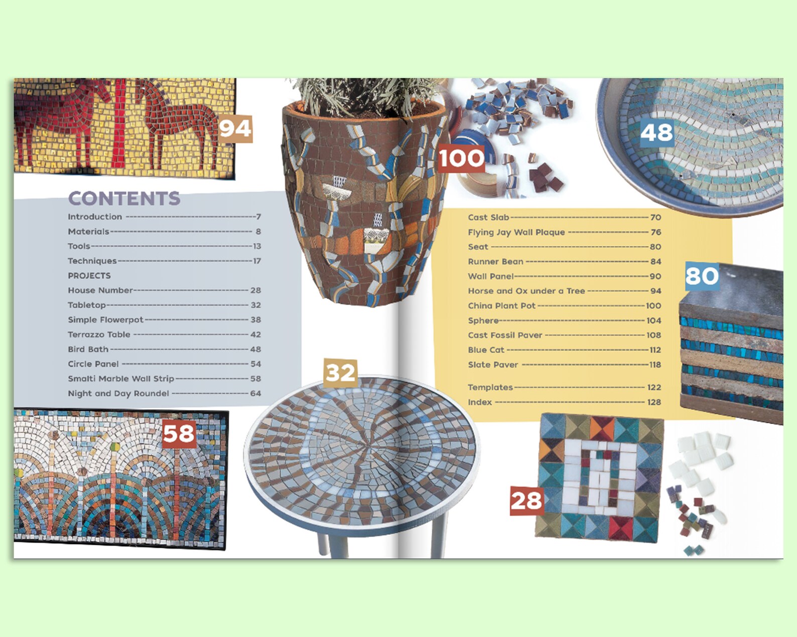 Book: Garden Mosaics Book DIY Mosaic Garden How to Mosaic - Etsy