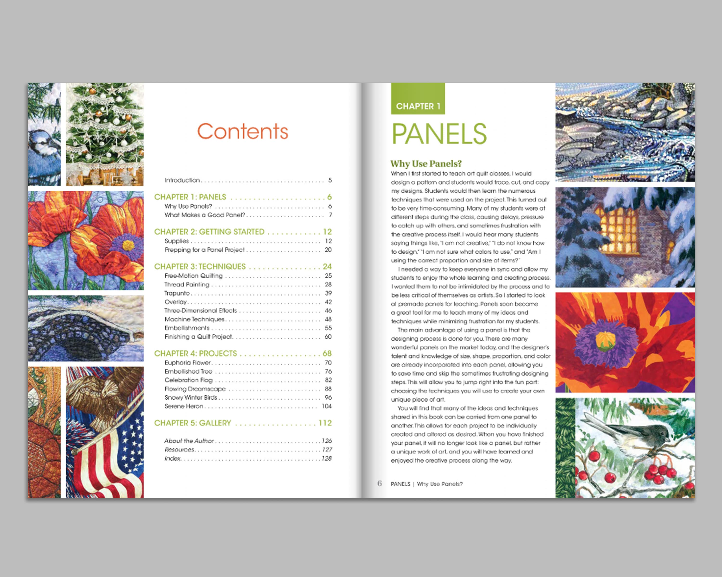 Book: Creating Art Quilts With Panels Quilt Book - Etsy