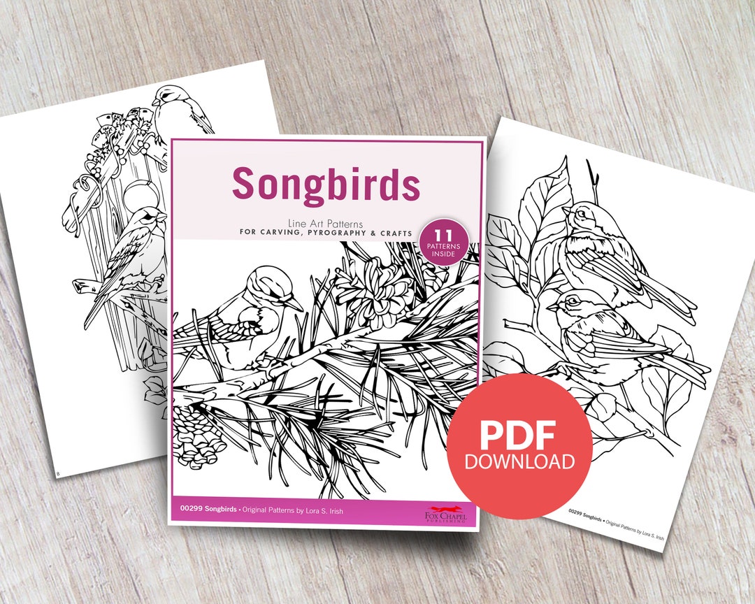 Patterns: Song Birds Printable Patterns PDF Download - Etsy Australia