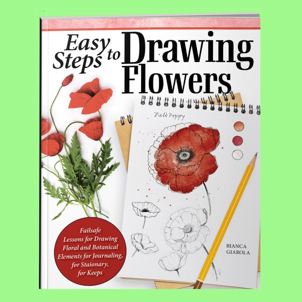 Flower Drawing - Etsy