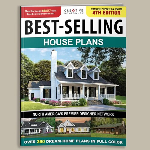 Book: Best-selling House Plans Book Home Designs Floor - Etsy