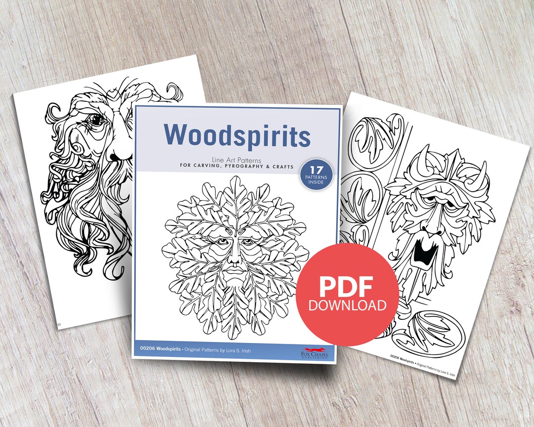 Patterns: Woodspirits Printable Patterns PDF Download - Etsy Canada