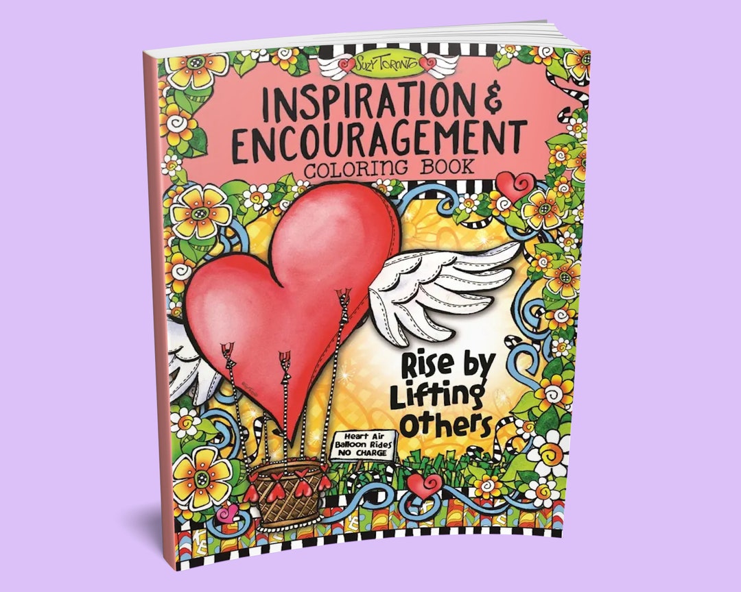 Coloring Book: Inspiration & Encouragement Coloring Book Encouragement ...