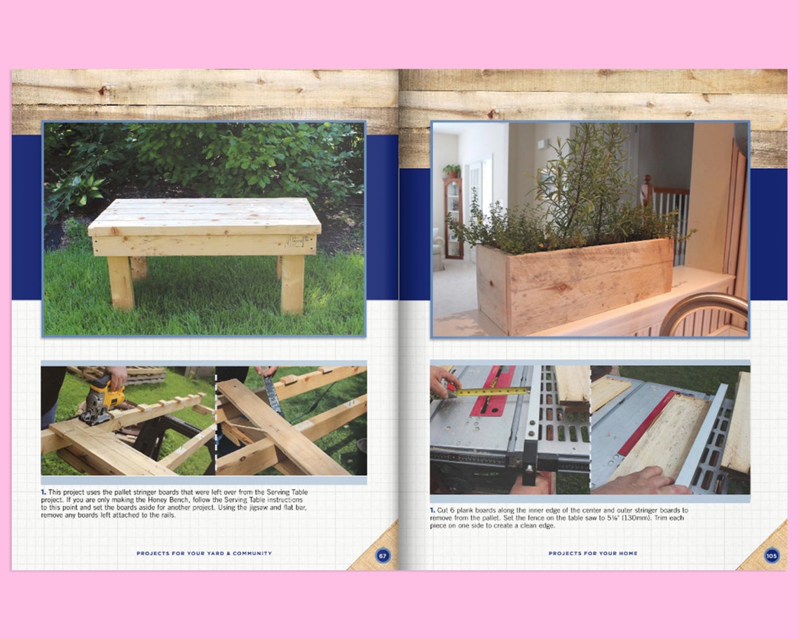 Book: Wood Pallet DIY Projects Book Wood Pallet Furniture - Etsy