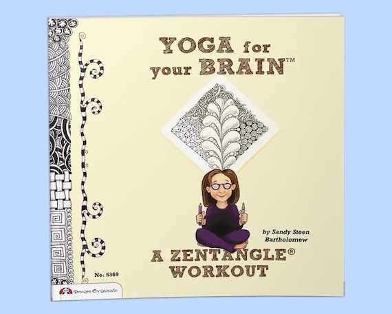 Book: Yoga for Your Brain Zentangle Drawing Book Zentangle - Etsy