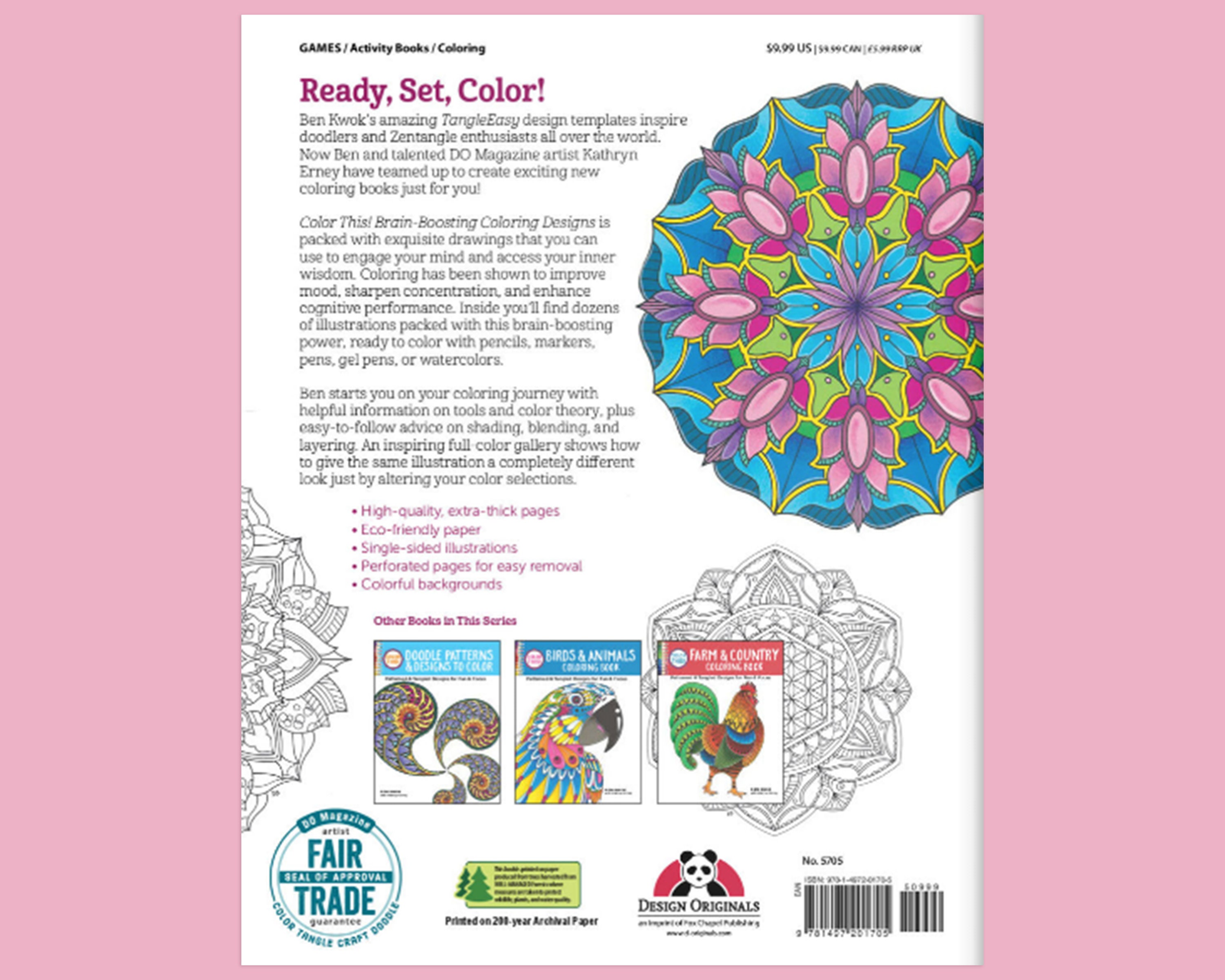 Coloring Book: Color This Brain-boosting Coloring Designs - Etsy