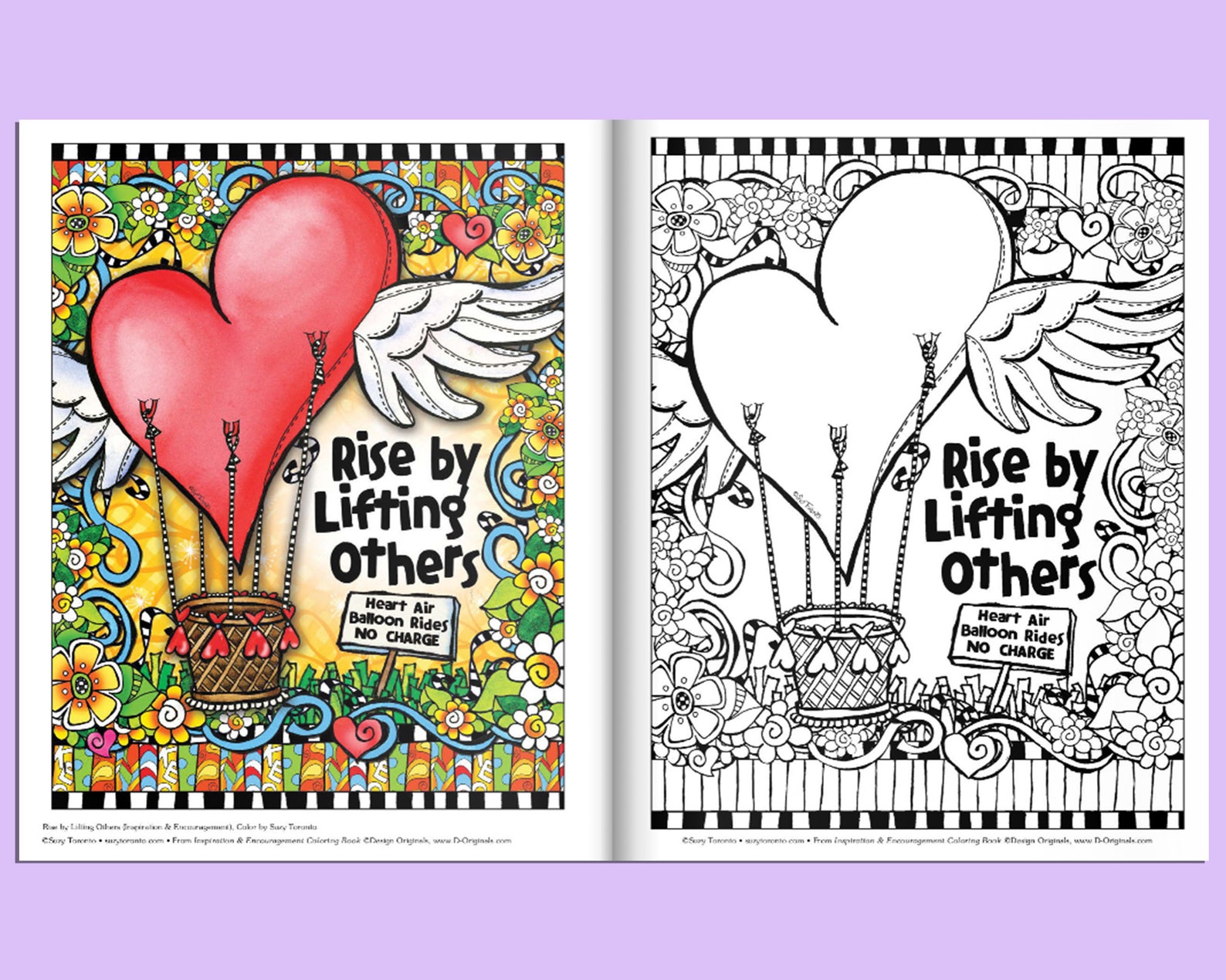 Coloring Book: Inspiration & Encouragement Coloring Book - Etsy