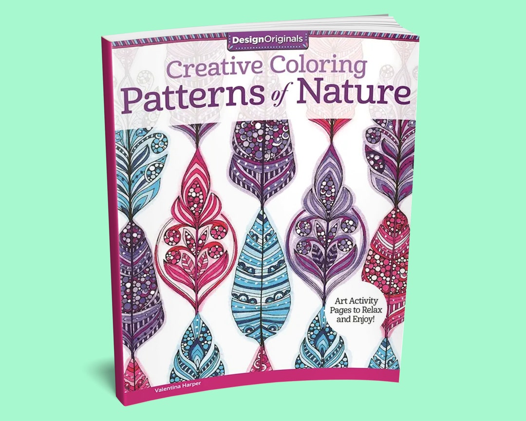 Coloring Book: Creative Coloring Patterns of Nature Coloring Book - Etsy