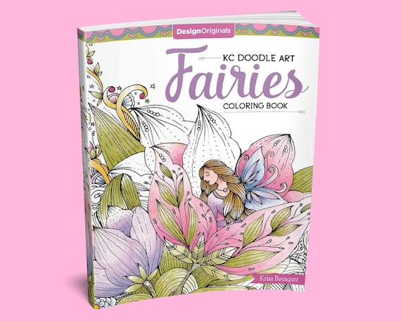 Coloring Book: Art Fairies Coloring Book Fairy Coloring Book - Etsy