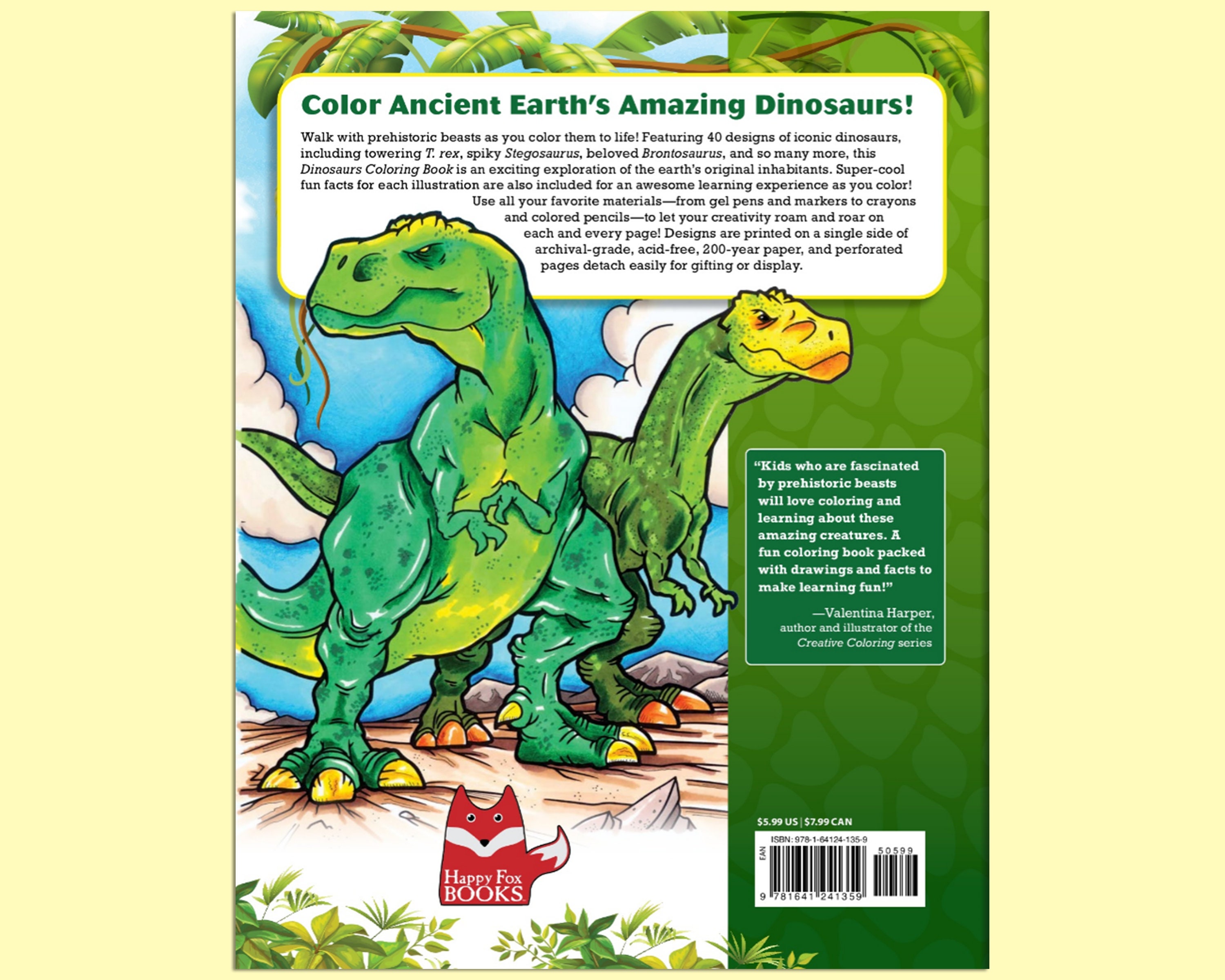 Libro para colorear: Libro para colorear de dinosaurios - Etsy México