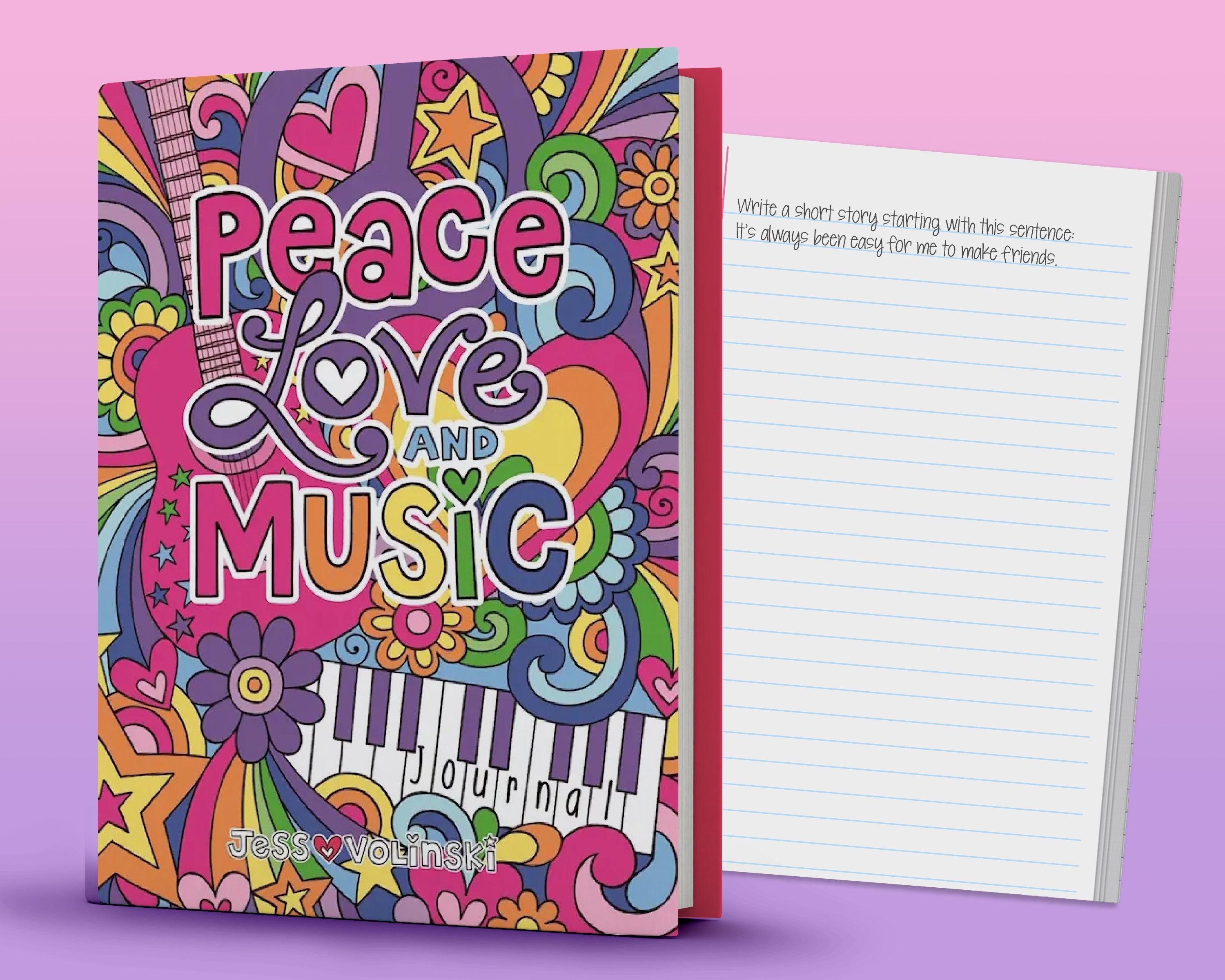 Peace Love Music Coloring Pages