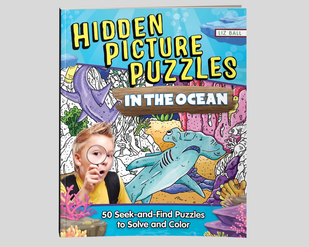 Book: Hidden Picture Puzzles IN THE OCEAN 50 Seek-and-find Puzzles to ...