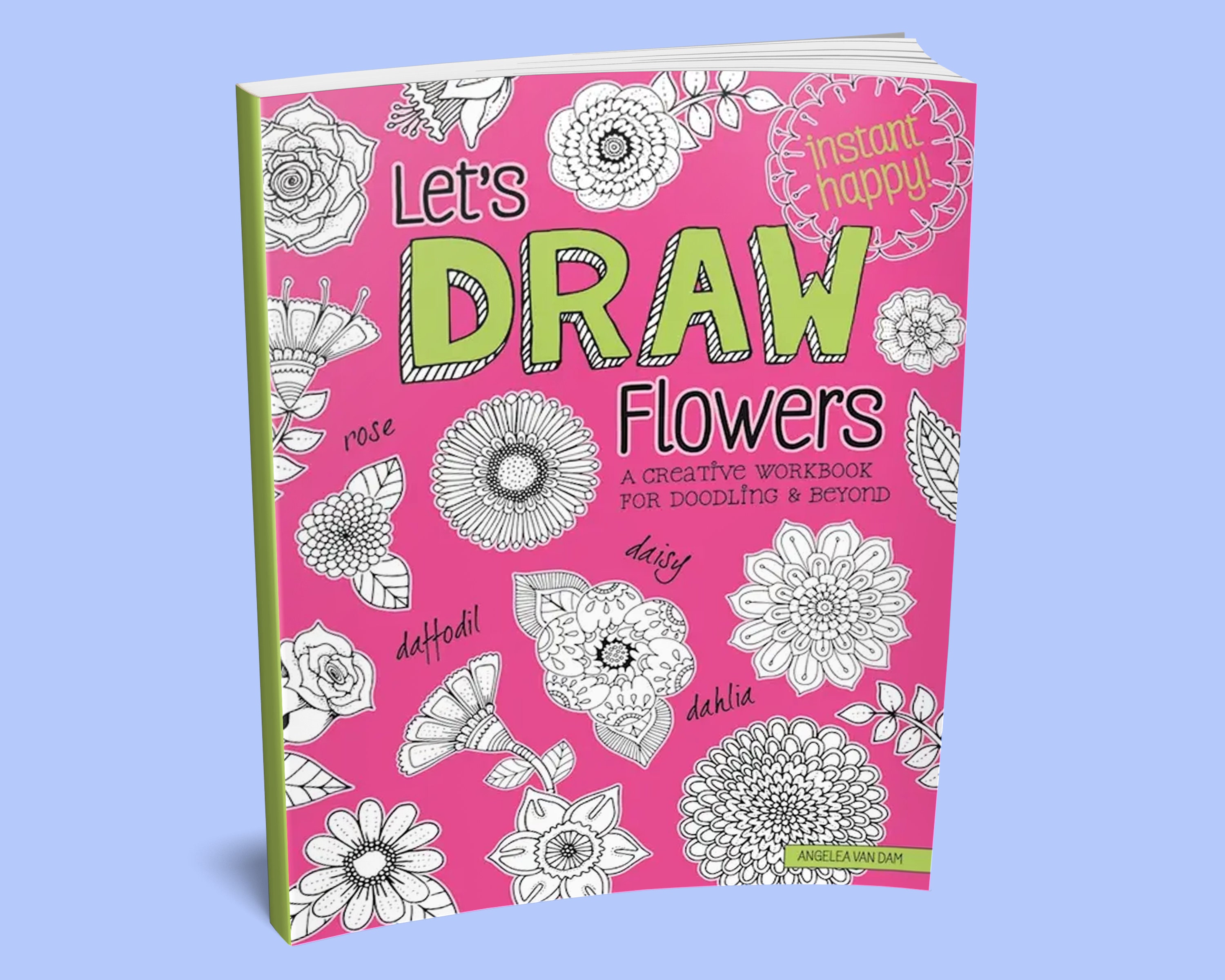 Book: Let's Draw Flowers How to Draw Flowers Book - Etsy