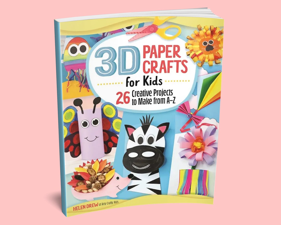 Book: 3D Paper Crafts for Kids Construction Paper Crafts DIY Kids Paper ...