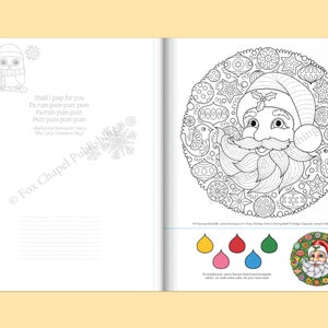 Coloring Book: Holiday Cheer Christmas Coloring Book Holiday Coloring ...