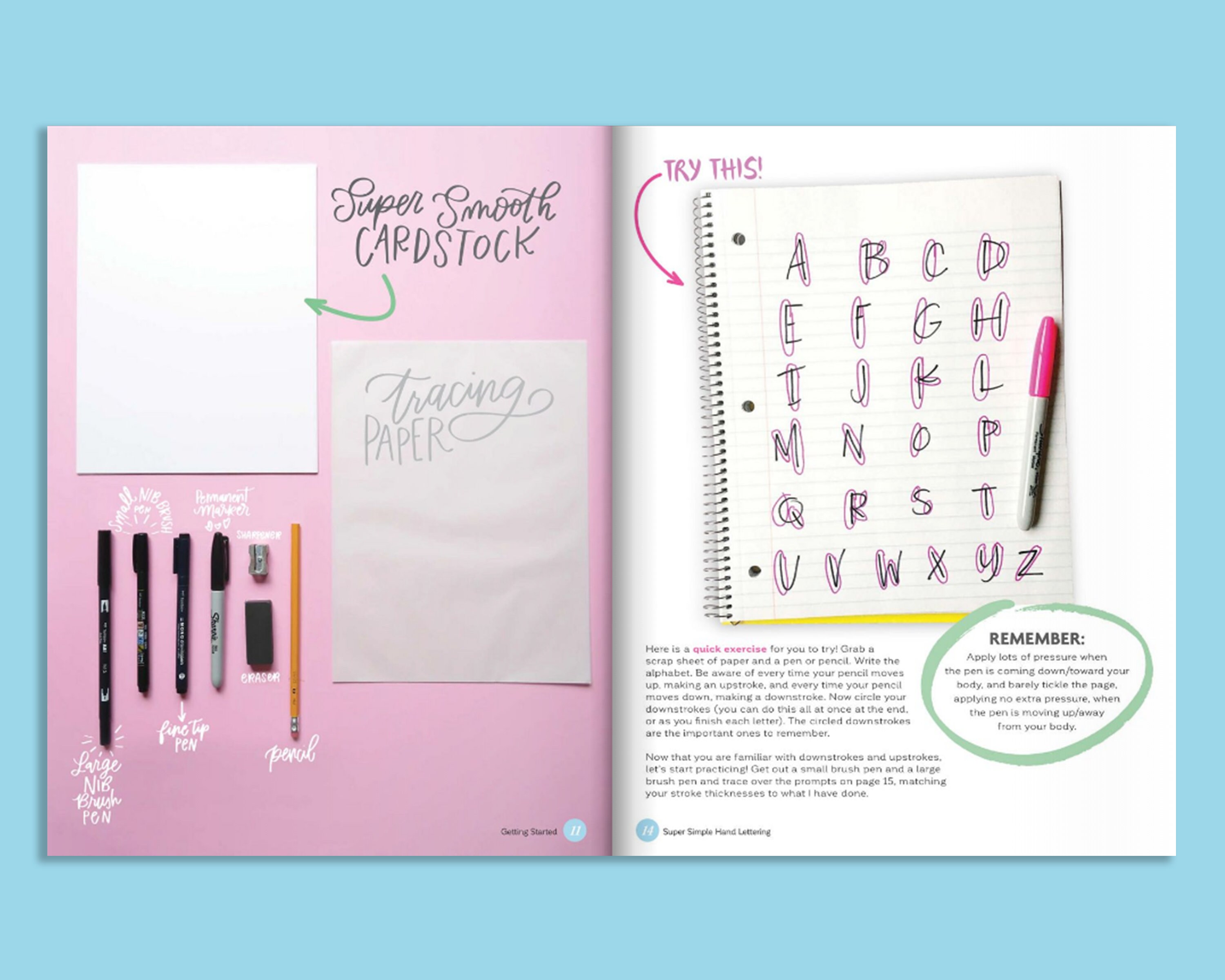 Book: Super Simple Handlettering Book Handlettering Workbook - Etsy