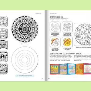 Book: Zen Drawing Workbook - Zentangle Book - Doodling Gifts - Doodling ...