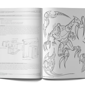 Personalized Coloring Book: Manga to the Max Robots Custom Gift - Etsy