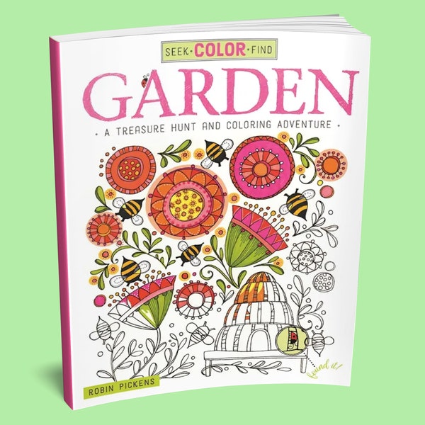 Gardening Coloring Book - Etsy