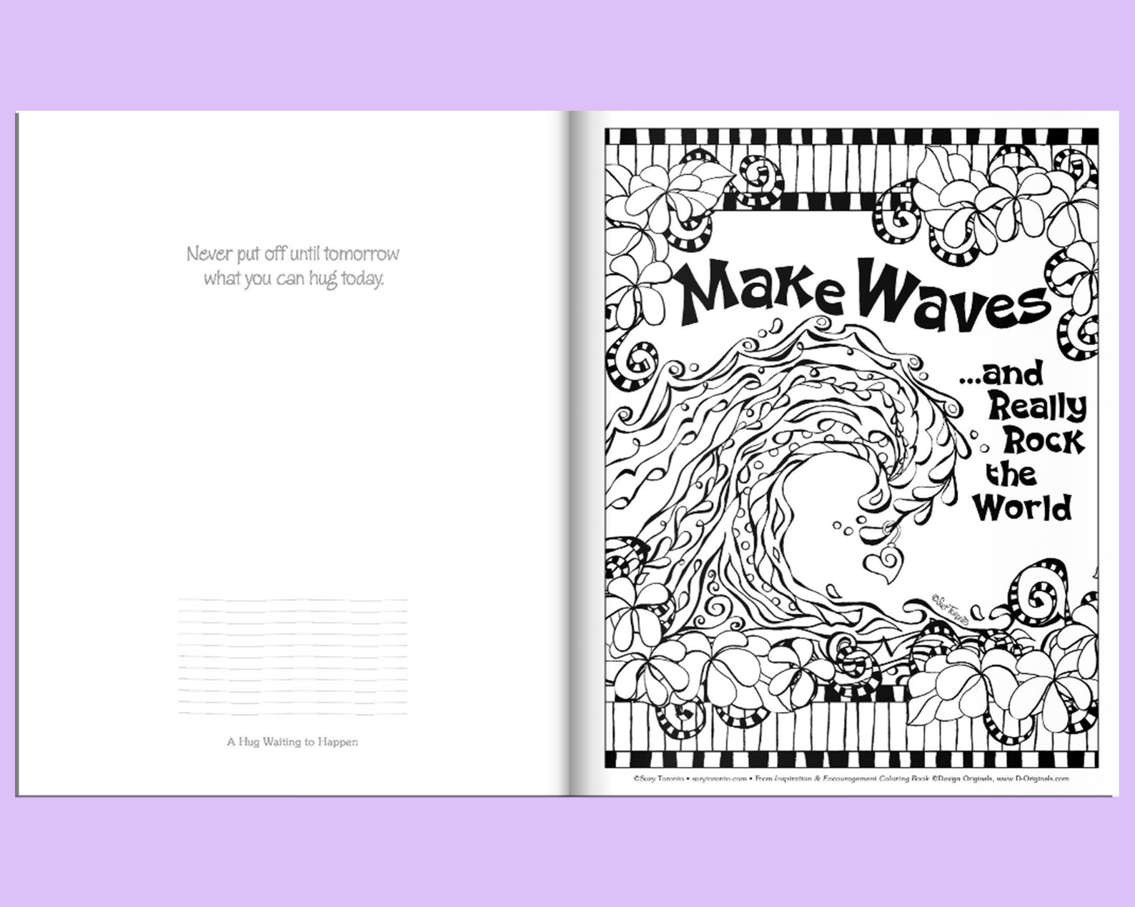 Coloring Book: Inspiration & Encouragement Coloring Book - Etsy