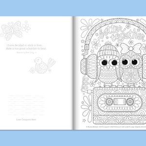 Coloring Book: Power of Love Coloring Book Adult Coloring Book Kids ...